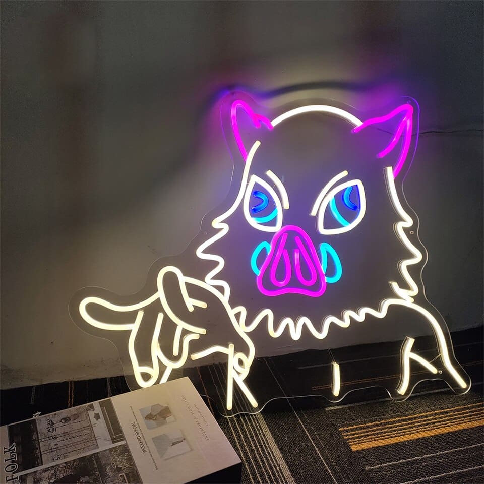 Lampe Demon Slayer Néon Inosuke en livraison gratuite | Économisez 30% ...
